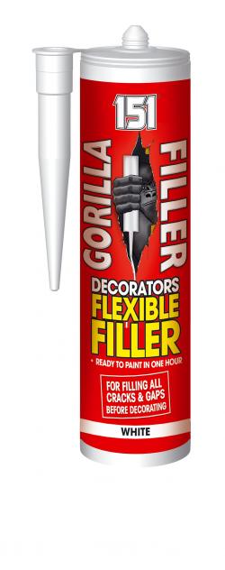 GORILLA DECORATORS FLEX FILLER WHITE (CART) 280ml